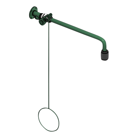 B-safety nooddouche met trekstangbediening (wandmontage opbouw) - Rada UK